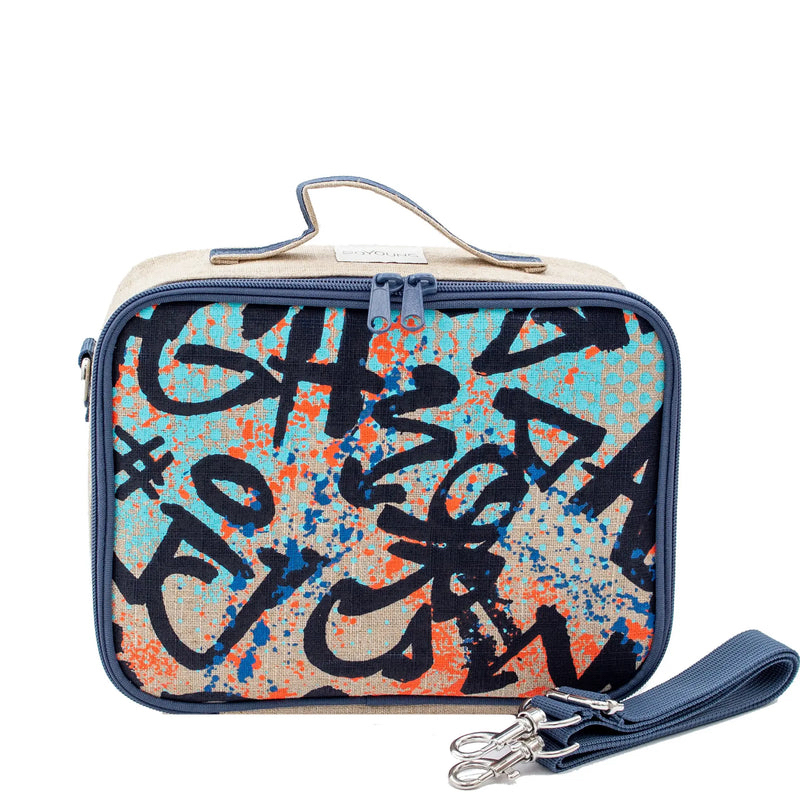 COLOURFUL GRAFFITI LUNCH BOX | Shopee Malaysia