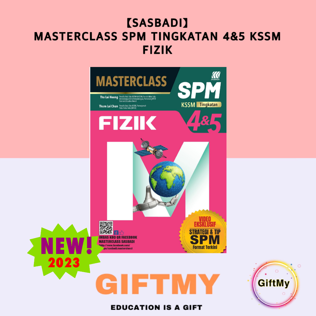 【Sasbadi】MASTERCLASS SPM Fizik Tingkatan 4 & 5 KSSM 2023 - Reference ...