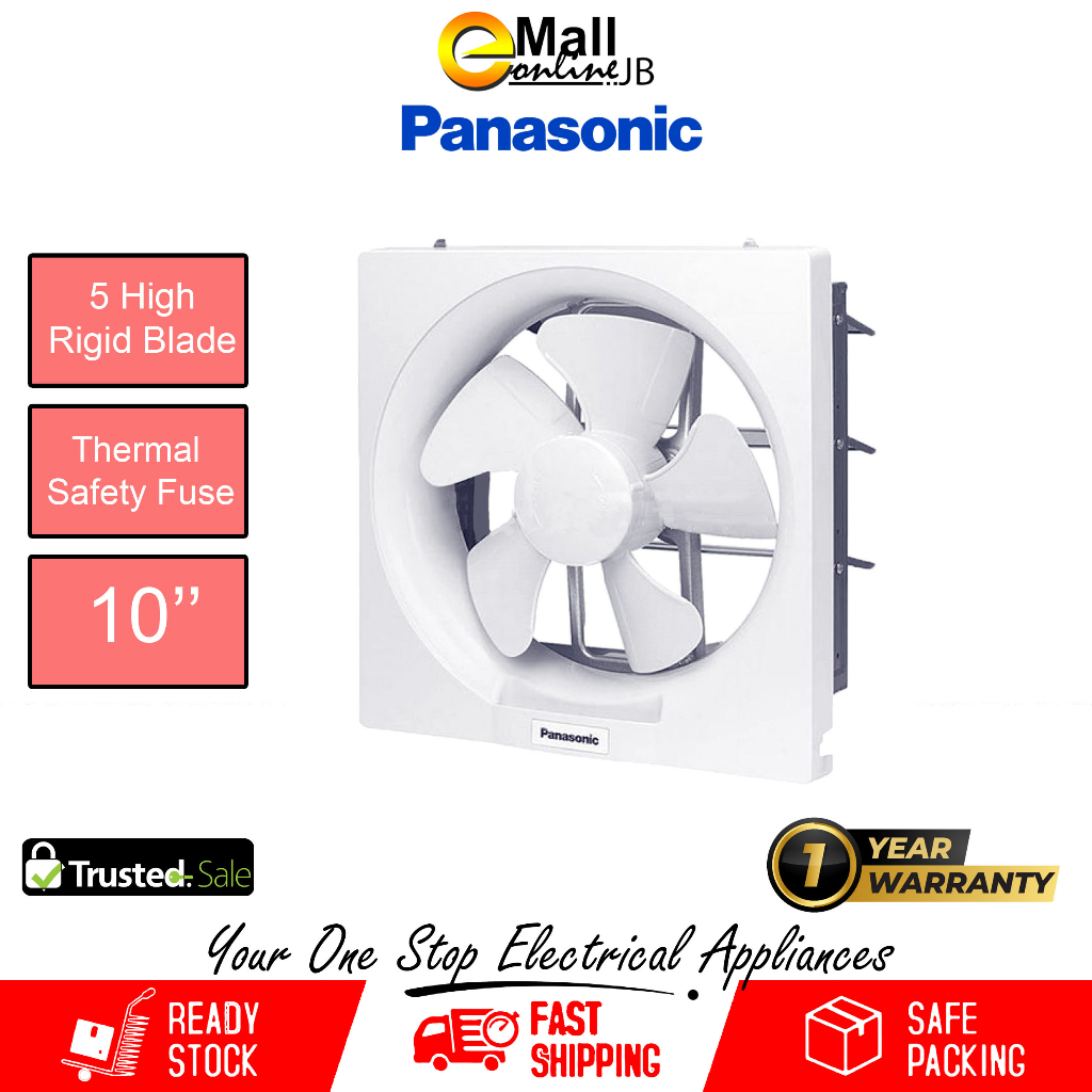 Panasonic Ventilation Fan FV-25AUM7 Wall Mount | Kipas | Ekzos Exhaust ...