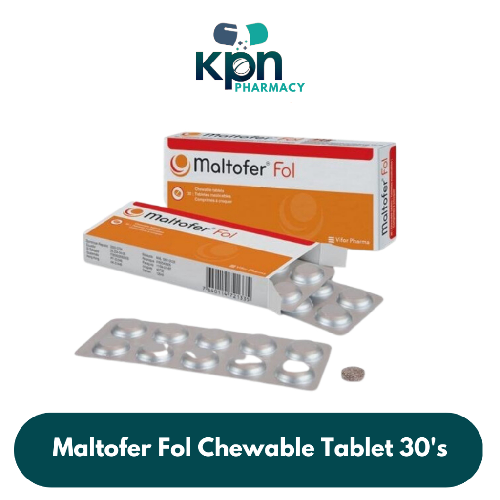 Maltofer Fol Chewable Tablets 30's (EXP DATE: 07/25) | Shopee Malaysia