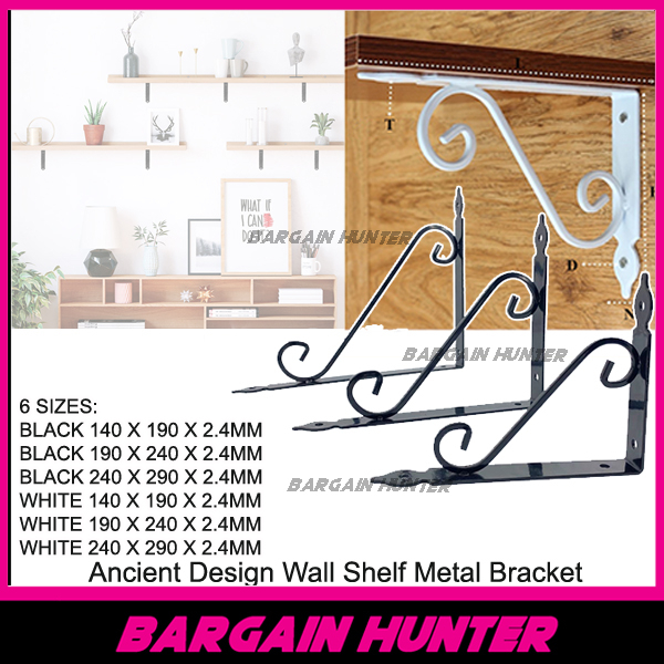 Wall Shelf L Bracket Metal Heavy Duty Supporter L Shape Bracket Wall ...