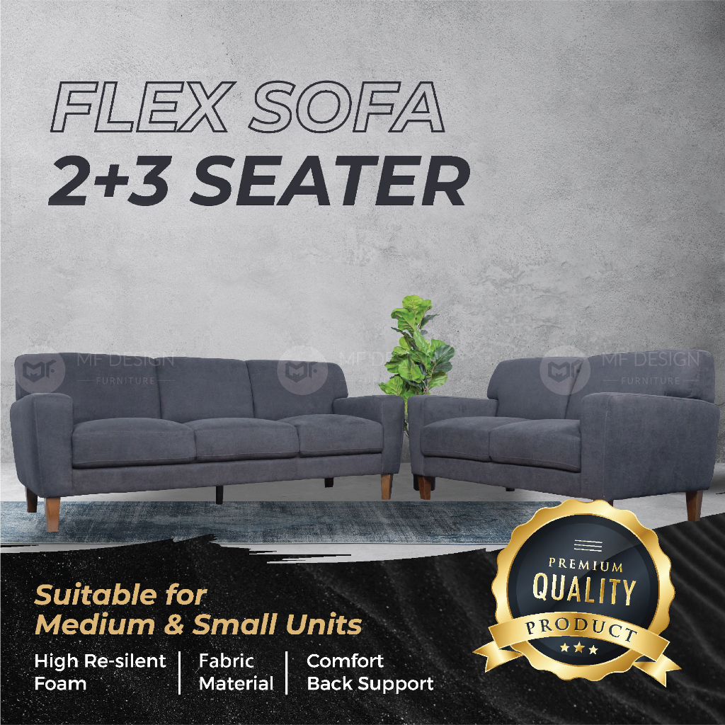 [FREE INSTALLATION] MF DESIGN FLEX 2+3 SEATER SOFA SET 1 Seater/2 ...