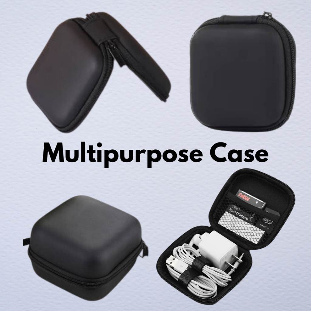 Multipurpose Square EVA Case Earphone Storage Bag Headset Cover ...