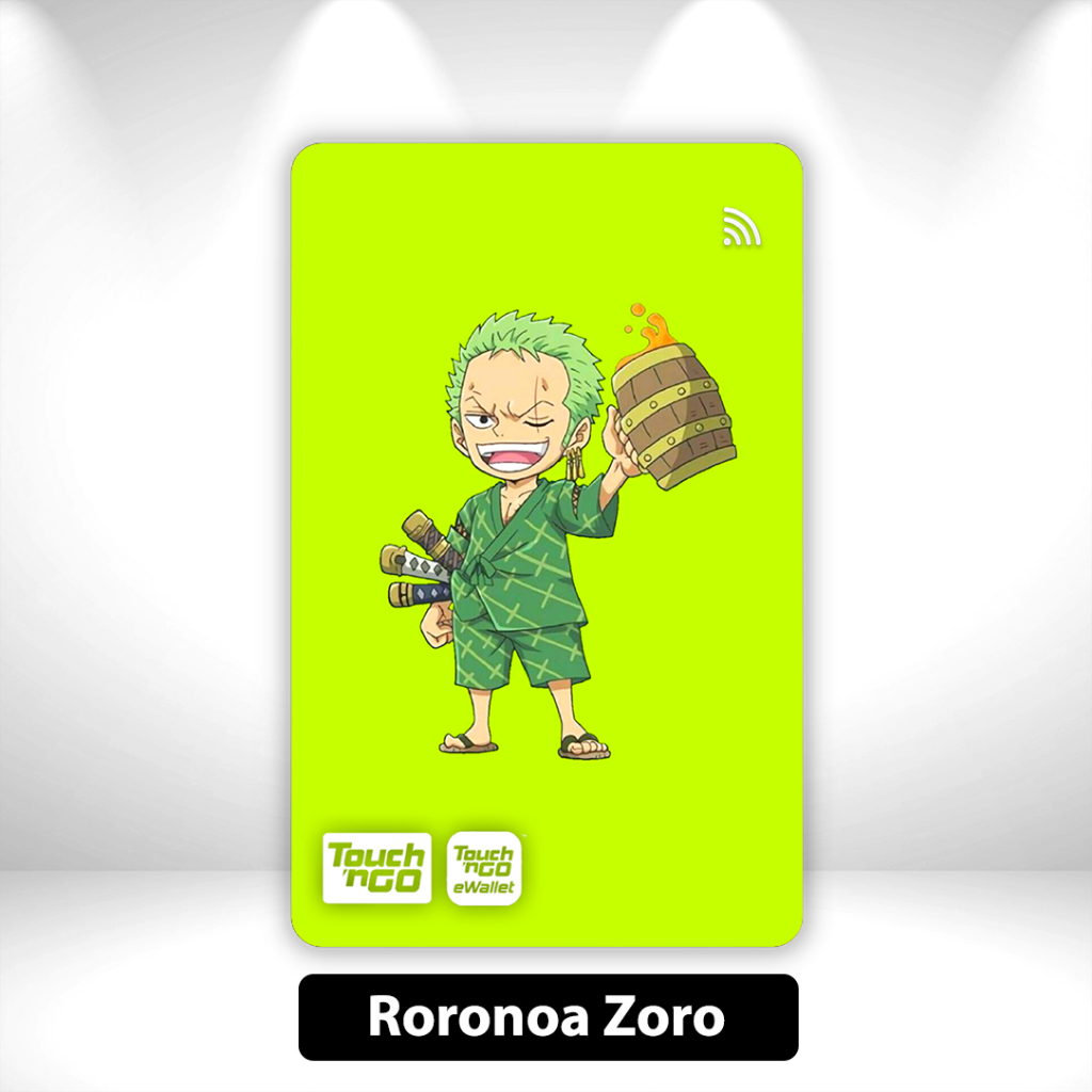 [One Piece] Roronoa Zoro - Sticker TNG NFC CHIP Card Skincard by Sticko ...
