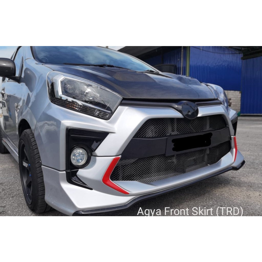Perodua Axia 1st Generation 2017 Agya Style TRD Skirting Body Kit ABS ...