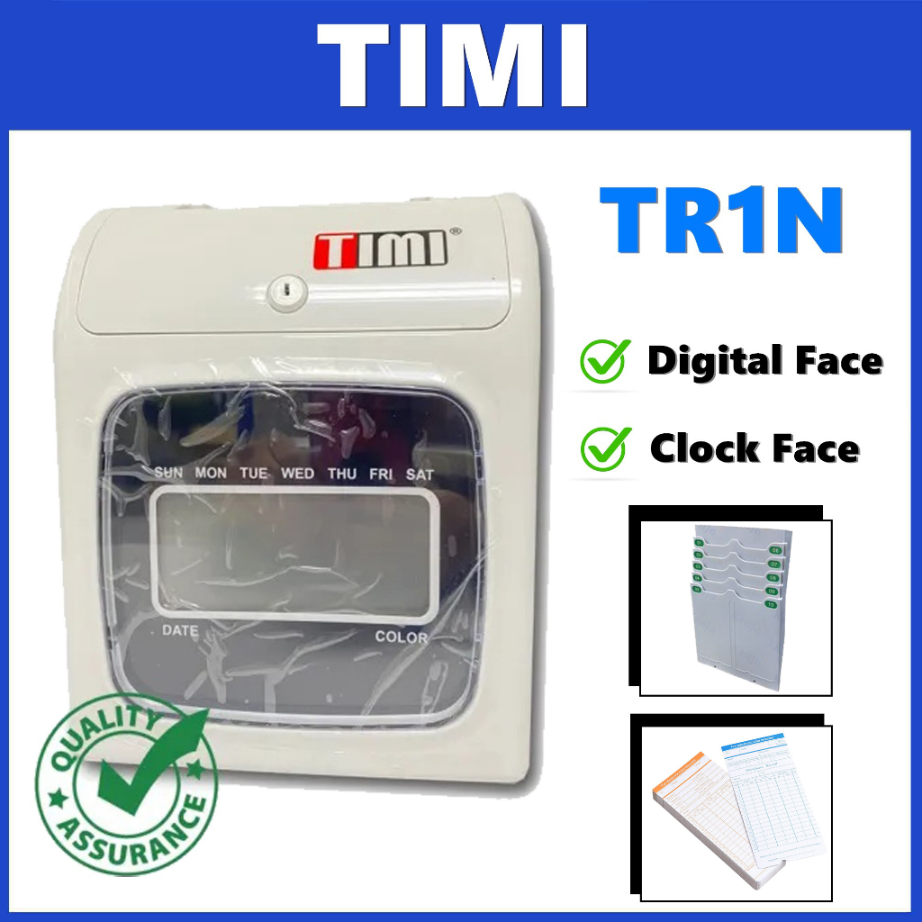 TIMI TR1N Punch Card Machine / TIMI Time Recorder Machine(FREE 50pcs ...