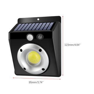100% ORIGINAL, LED Solar Light Power Wall Light Outdoor Lamp PIR Motion ...