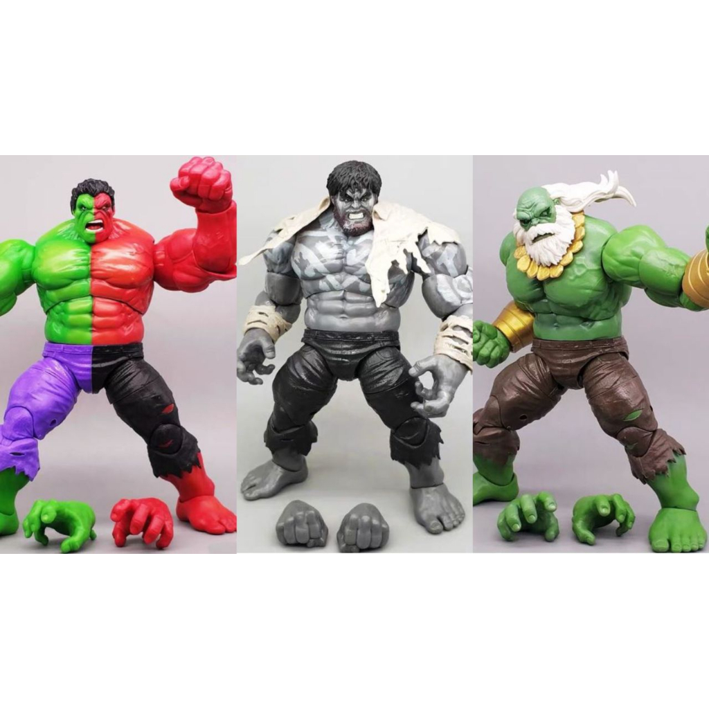 OUTBACK HULK/MAESTRO HULK/COMPOUND HULK/RED/GREEN HULK ACTION FIGURES ...