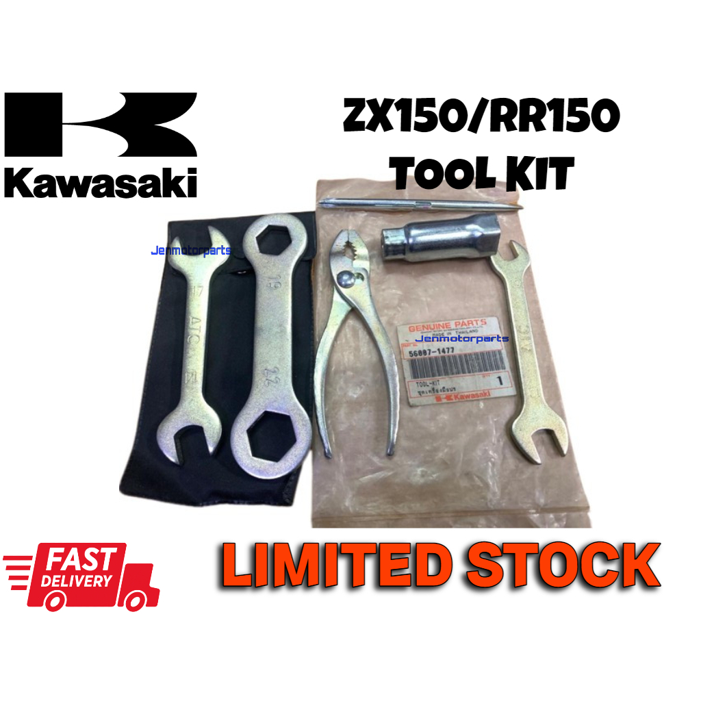 ZX150 TOOL KIT ORIGINAL100%KAWASAKI #TOOLKIT#RR150#TOOL# | Shopee Malaysia