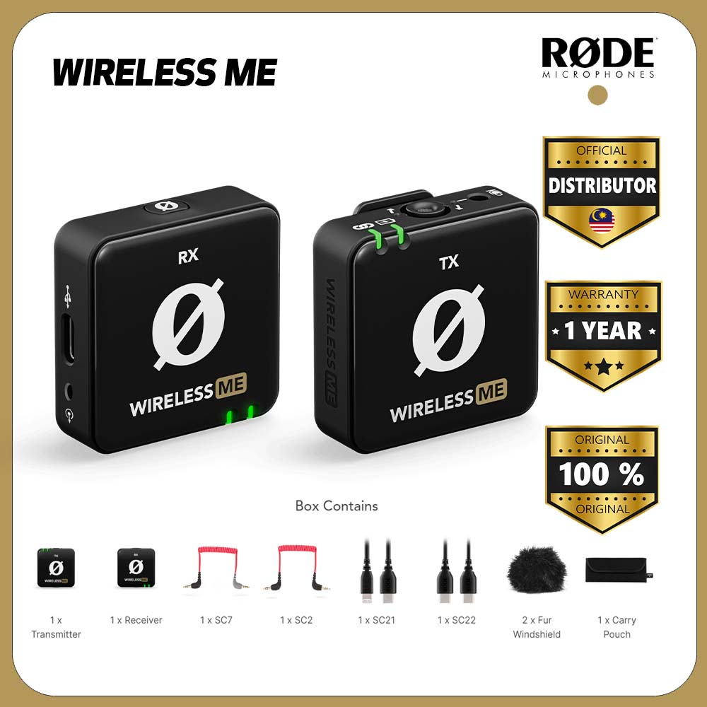 RODE Wireless ME Compact Wireless Microphone System | Shopee Malaysia
