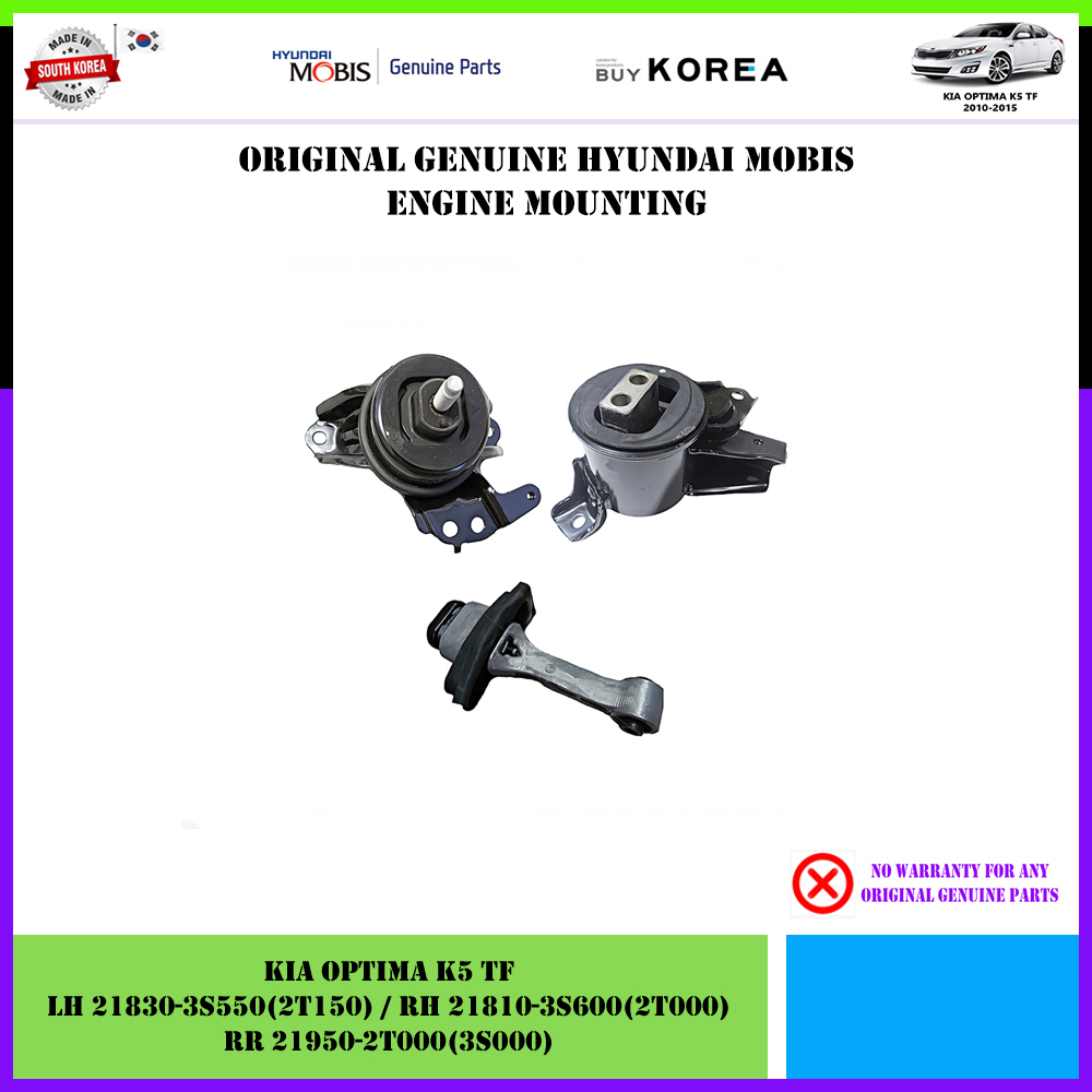 Kia Optima K5 TF Genuine Hyundai Mobis Engine Mounting (LH 21830-2T150 ...