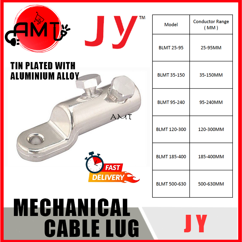 MECHANICAL CABLE LUG JY BLMT25-95 35-150 95-240 120-300 (5 PIECE ...