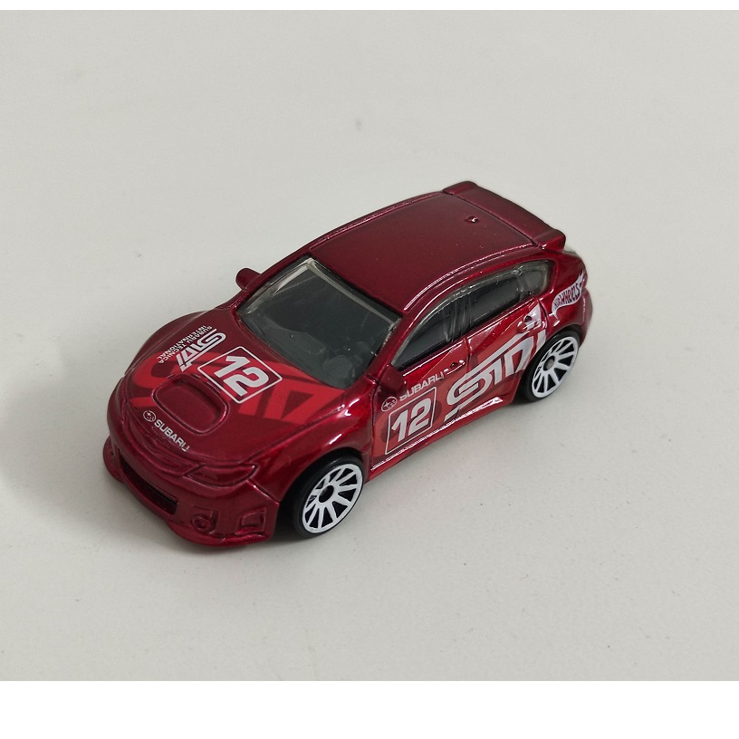 Hot Wheels Subaru WRX STI Red Loose | Shopee Malaysia
