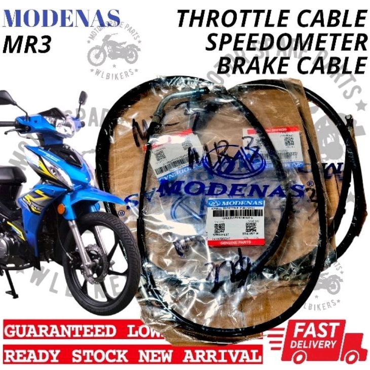 MODENAS KRISS 110 MR3 2019 THROTTLE SPEEDOMETER BRAKE CABLE TALI MINYAK ...