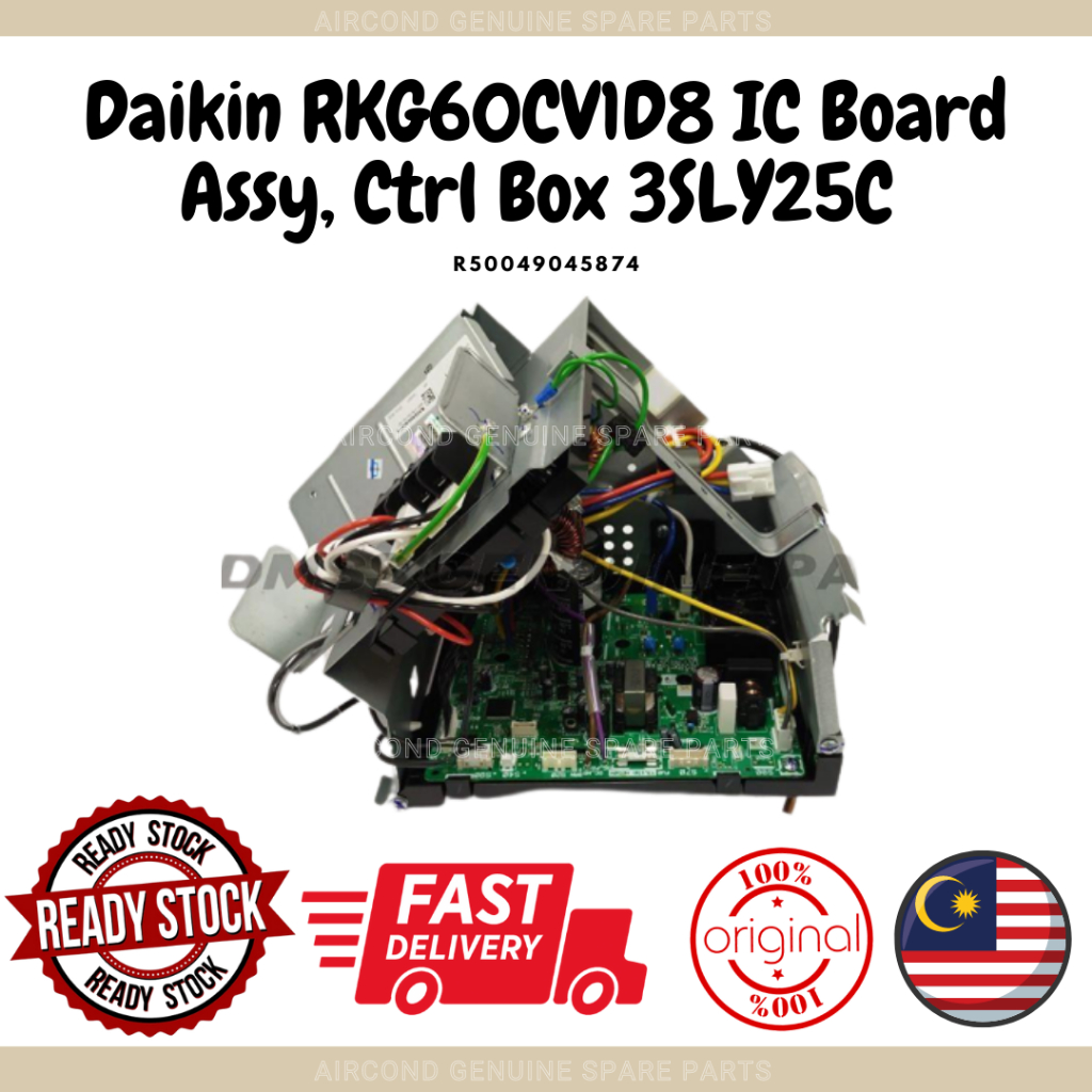 DAIKIN GENUINE PART - ASSY, CTRL BOX 3SLY25C RKG60CV1D8 2.5HP INVERTER ...