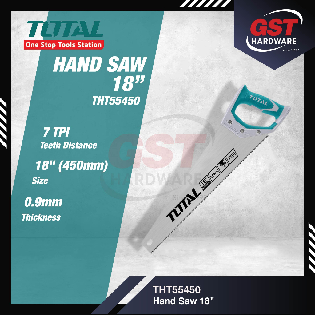Total Hand Saw Wood 16" Gergaji Kayu Tangan Potong Kayu Gergaji Papan ...