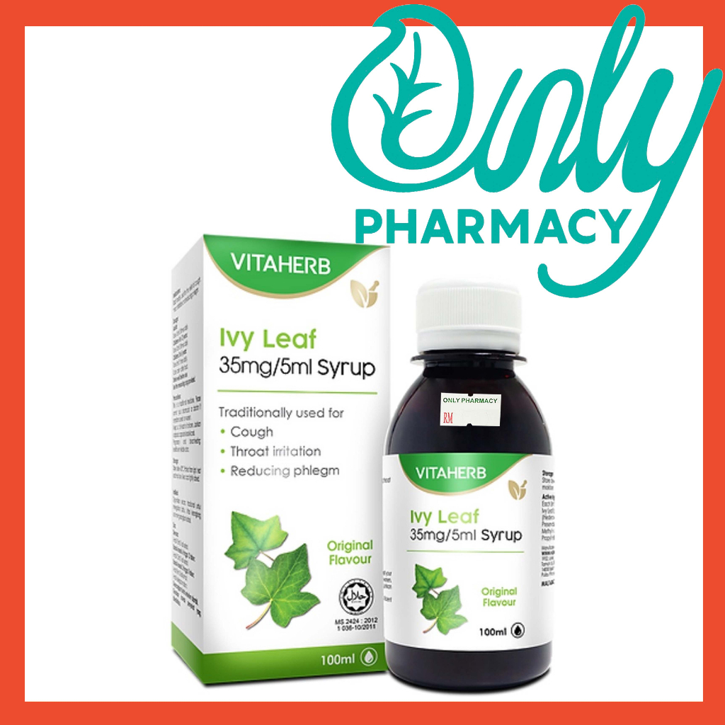 Vitaherb Ivy Leaf 35mg/5ml Cough Syrup 100ml | Shopee Malaysia
