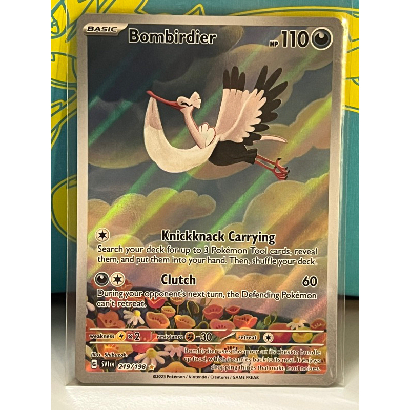 Pokemon TCG SV01 Base Set - Bombirdier - 219/198 - Illustration Rare ...