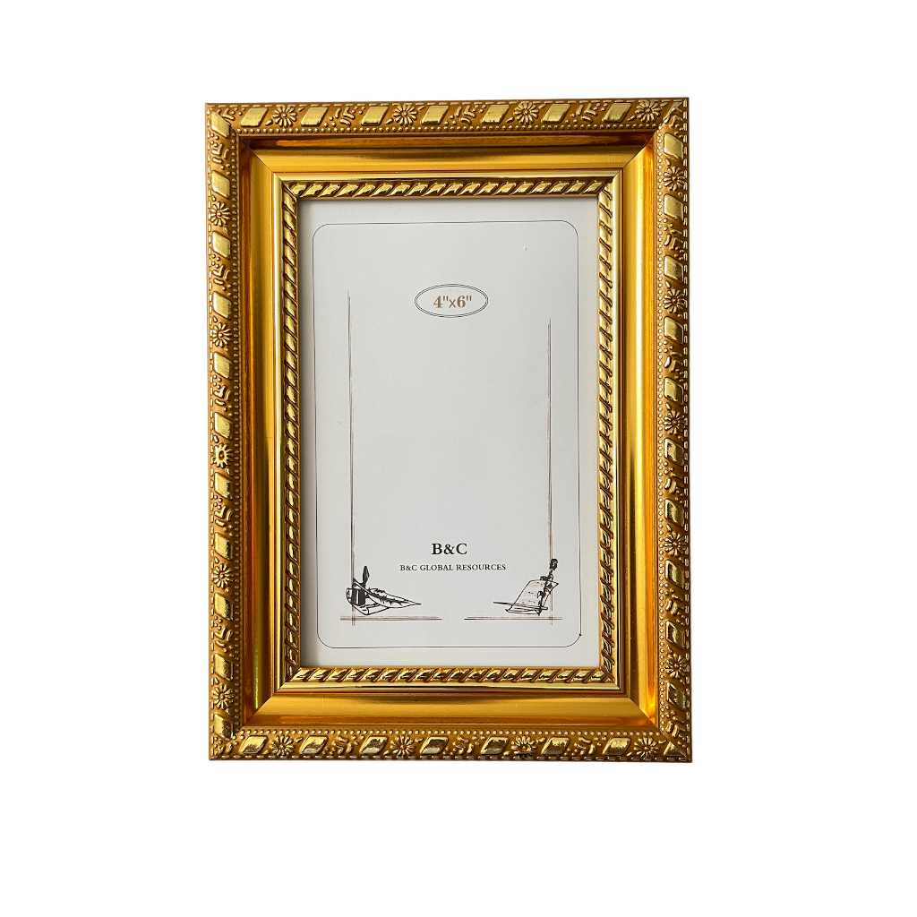 Photo Frame Size 4R / 5R / 6R / 8R / A4 / 11R / A3 - Gold Color(1pc) | Shopee Malaysia