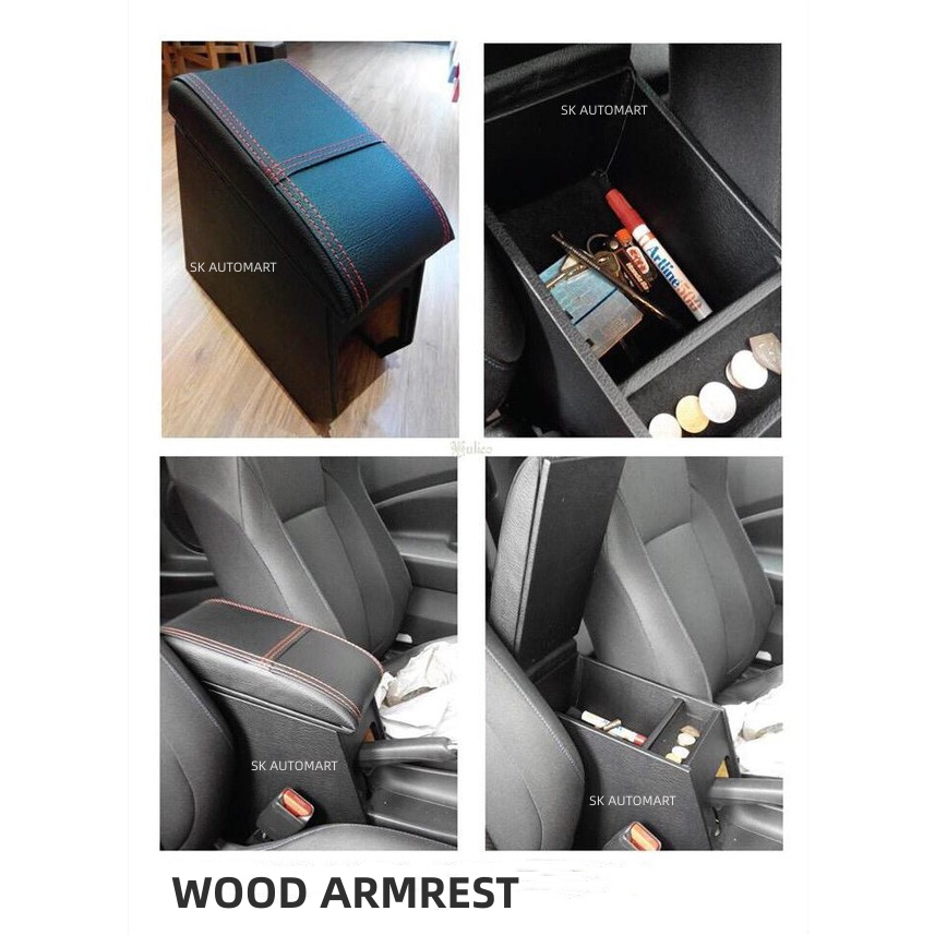 Perodua Myvi (2005-2015) Car Arm Rest 9-Usb Port Armrest Console Box ...