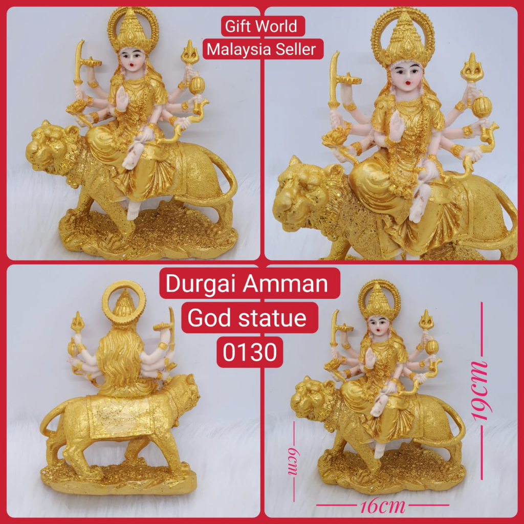 Durgai Amman / Indian God Statue Home Decoration & Prayer ** Malaysia ...