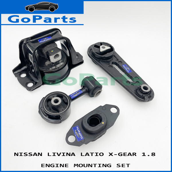 Engine Mounting Set 4pc Nissan grand Livina 1.8cc Latio 1.8cc | Shopee ...