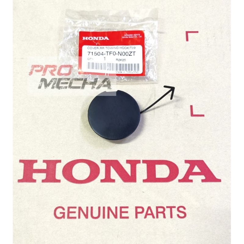 ORIGINAL HONDA JAZZ 2011 TFO REAR BUMPER TOWING COVER CAP | Shopee Malaysia