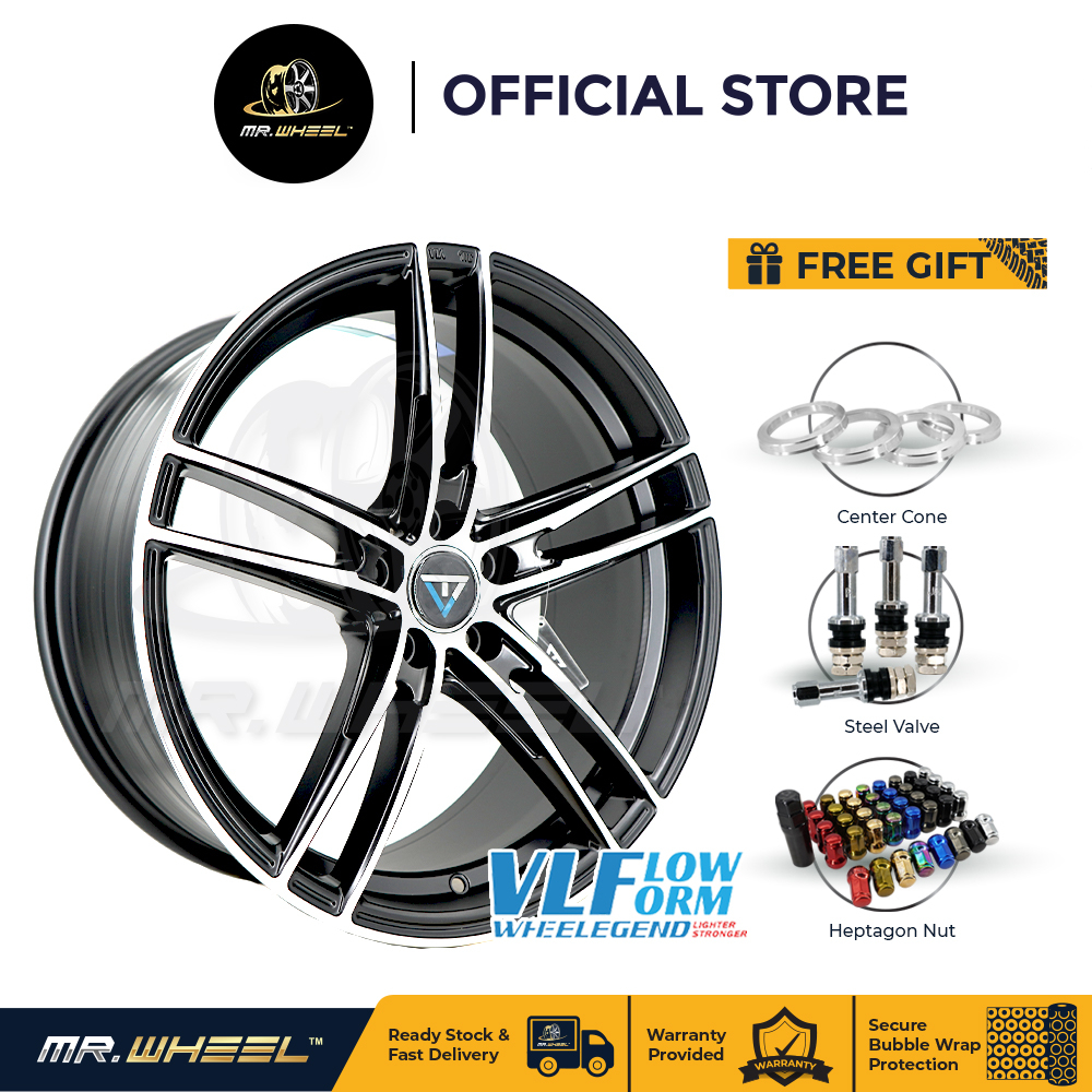 New Sport Rim VLF01 VLF Flow Forming 18inch 18x8 5x100 ET38 GT86 BRZ Wish Altis Polo Vento ...