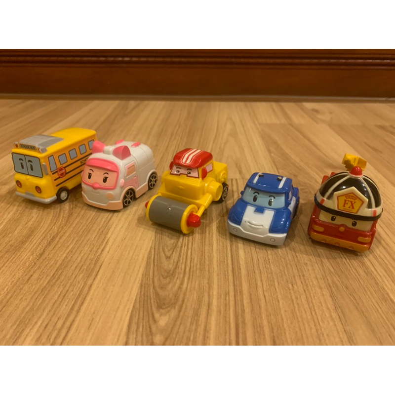 Robocar Poli vehicle set 5 pieces (preloved) | Shopee Malaysia