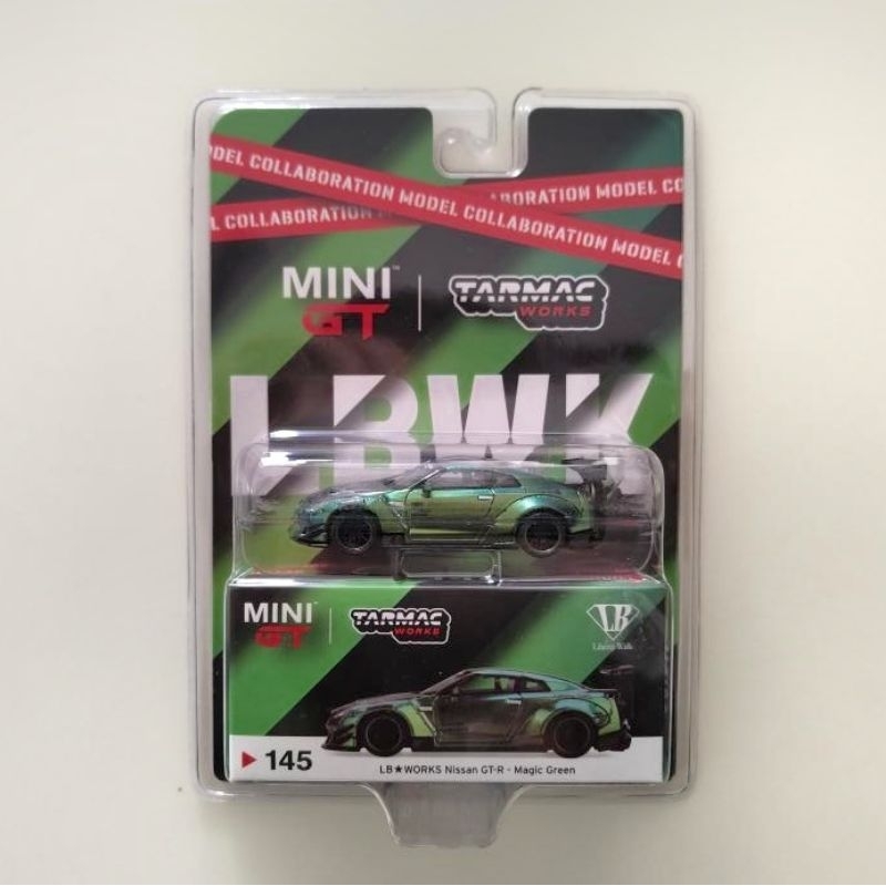 Mini GT 1/64 #145 LB★WORKS Nissan GT-R35 Magic Green | Shopee Malaysia