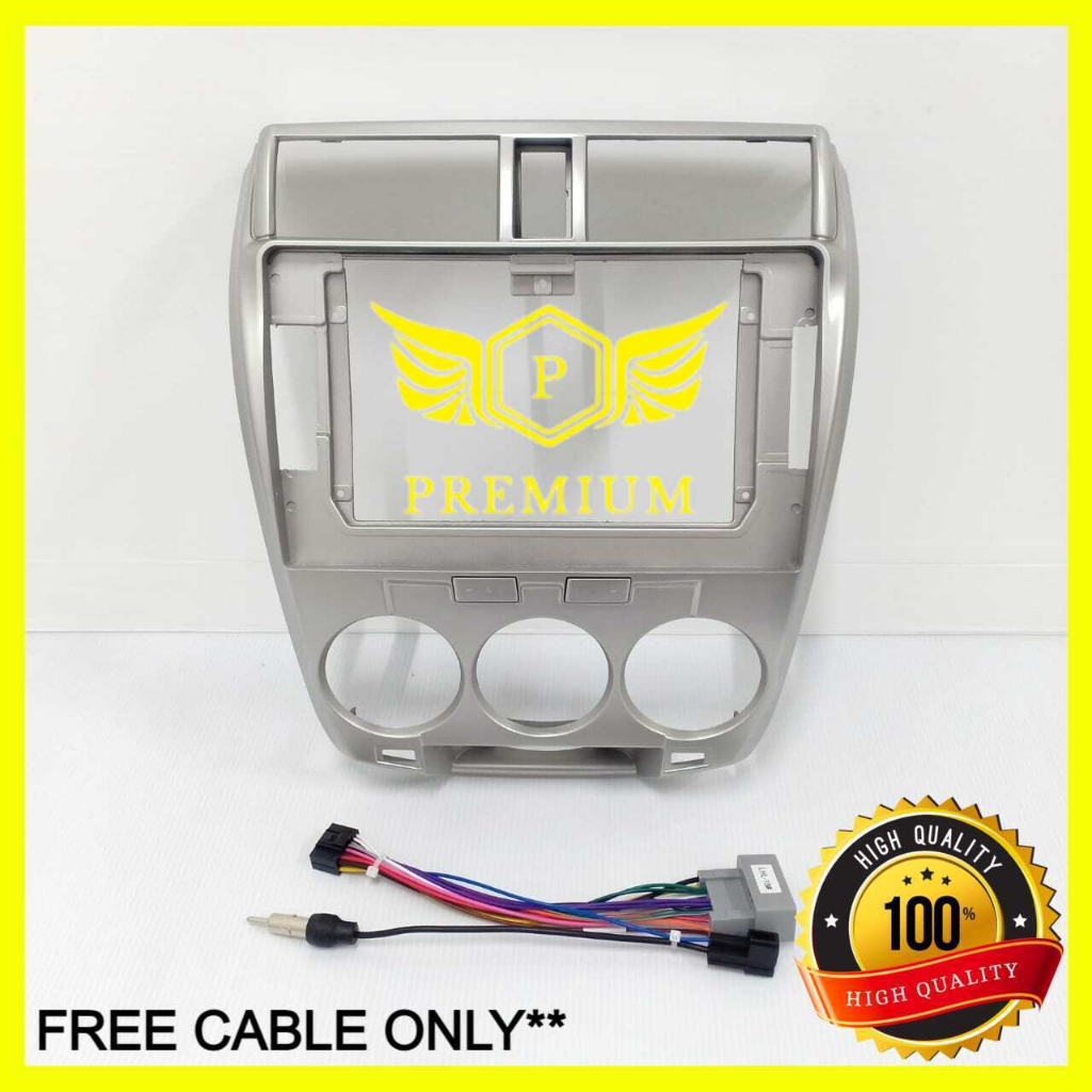 HONDA CITY 2008-2013 10 INCH SLIVER ANDROID CASING (FREE CABLE+6PCS ...