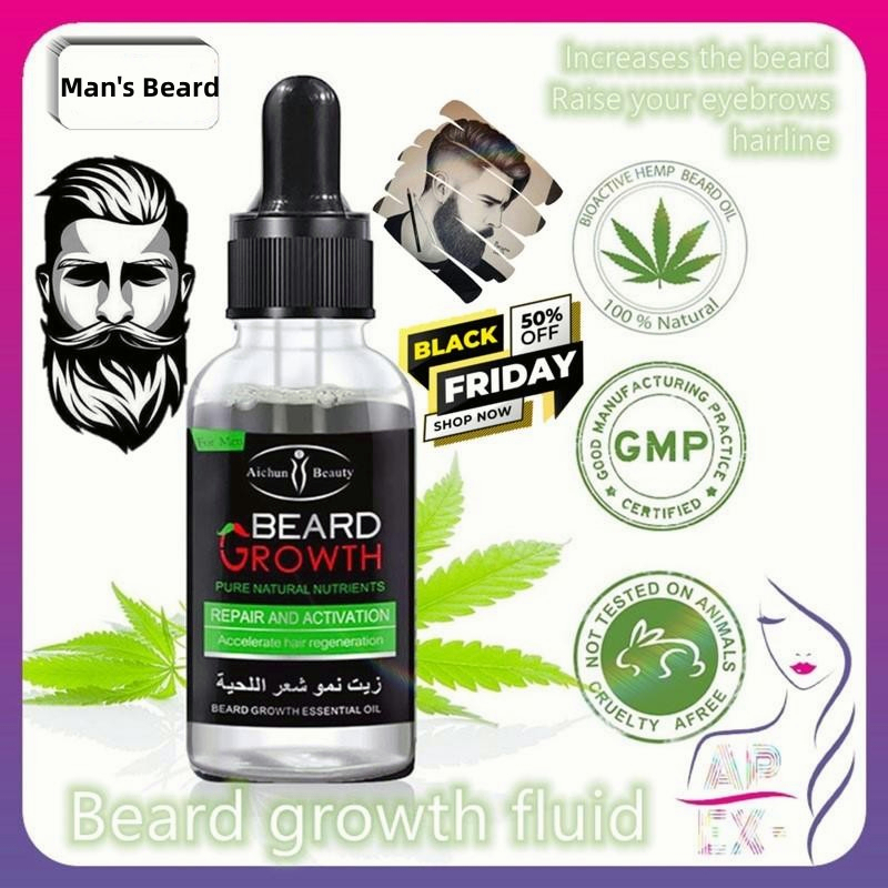 Beard Essentital Oil Beard Growth Enhancer Pure Natural Nutrients Beard ...