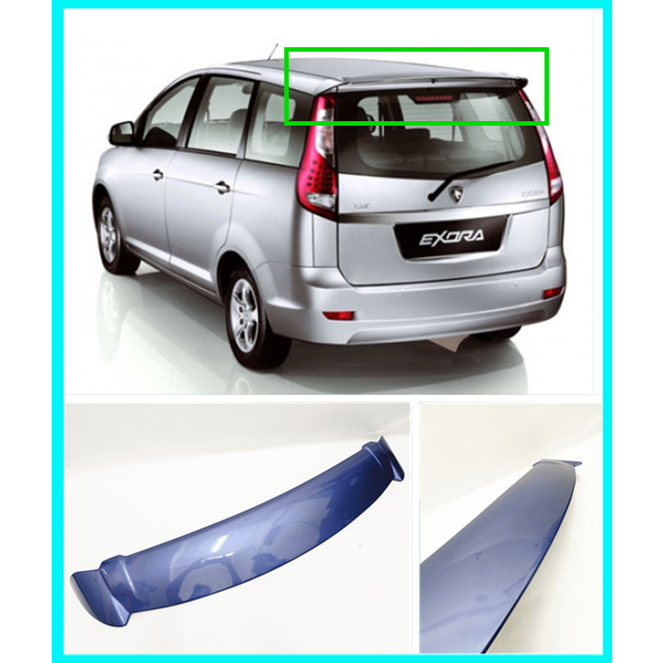 PROTON EXORA 2009-2019 OEM Style ABS Spoiler WITH PAINT(LUXURY BLUE ...