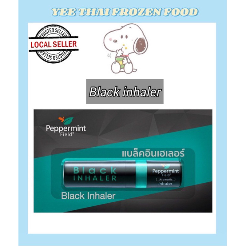 Black Inhaler Peppermint Field 2 in 1 Nasal Decongestant-1pcs | Shopee ...