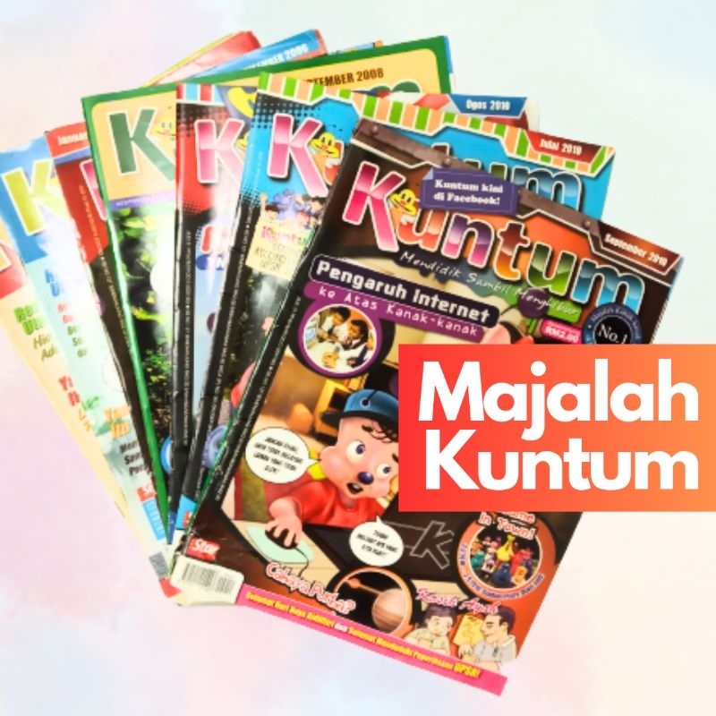 Majalah Kuntum Magazine Kanak Kids Educational Learning Preloved Used ...