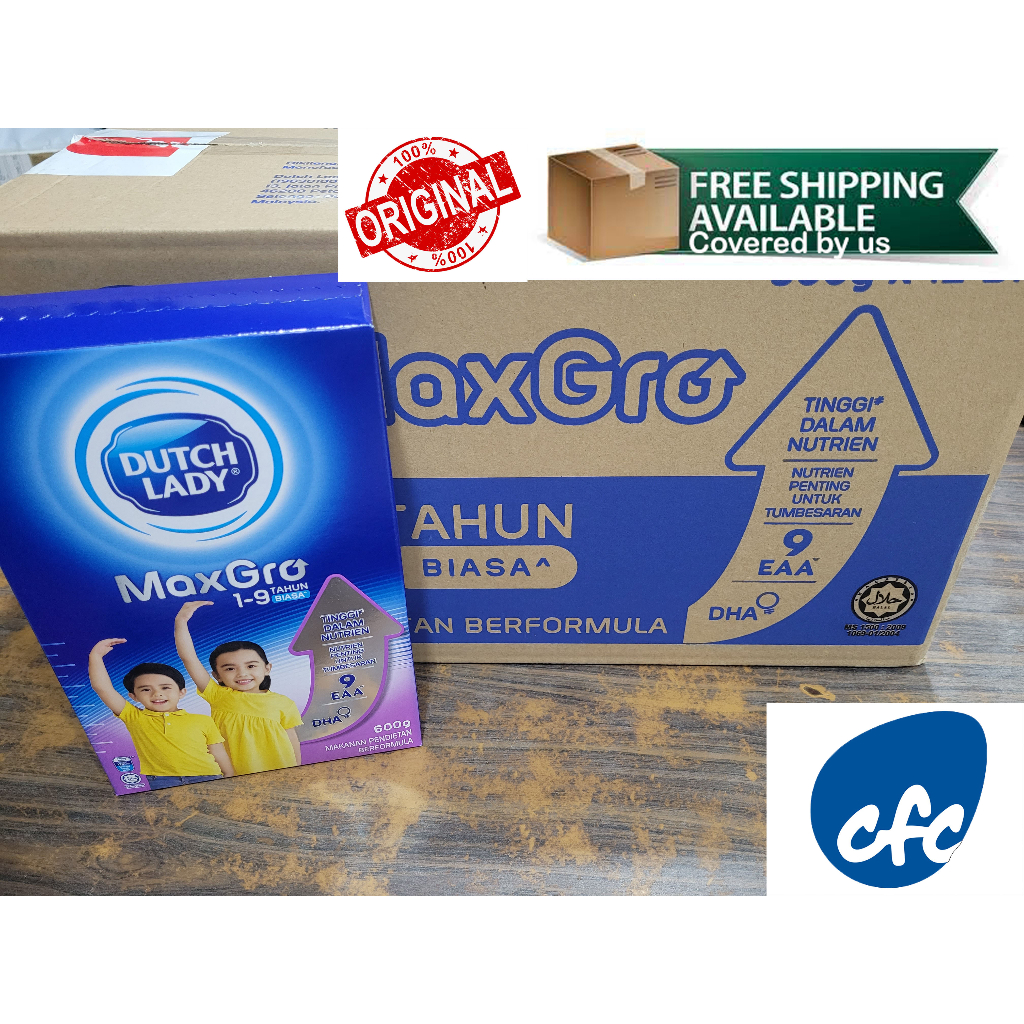 Dutch Lady MaxGro - 600g 1-9 years old | Shopee Malaysia