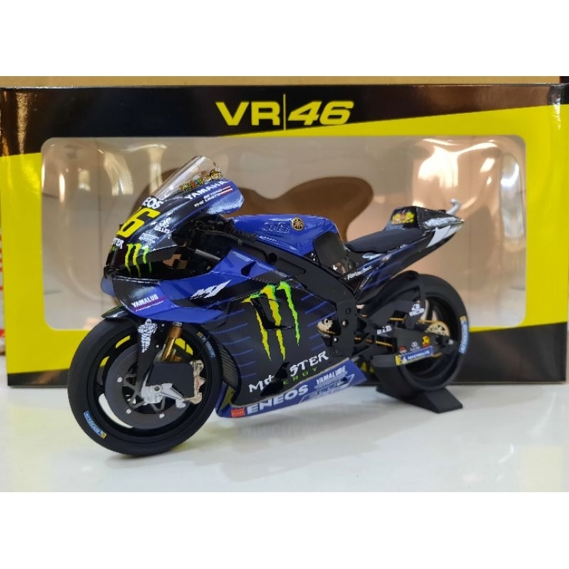 1/12 Minichamps Yamaha YZR-M1 #46 V. Rossi MotoGP 2020 Static Display ...