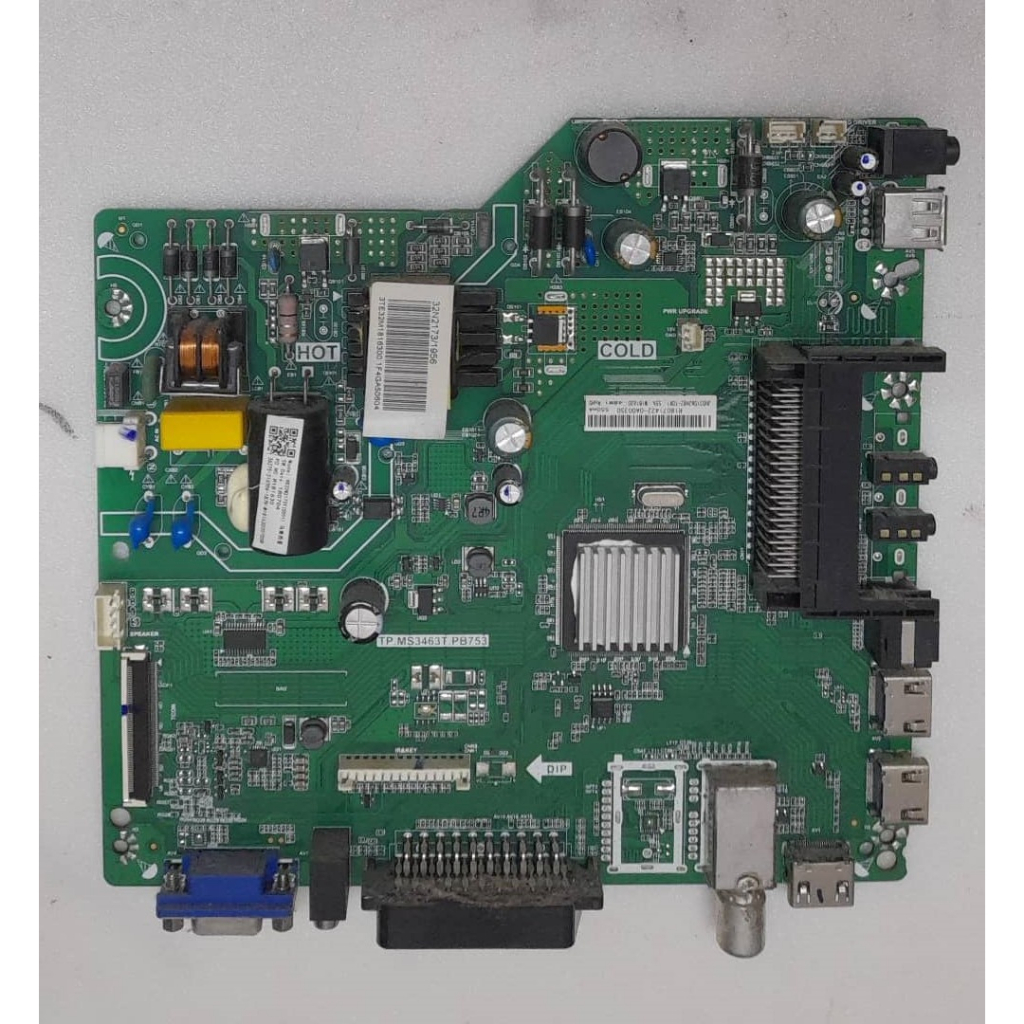 (C015) Hisense 32N2173 Mainboard TP.MS3463T.PB753, LVDS Button, Cable. Used TV Spare Part LCD ...