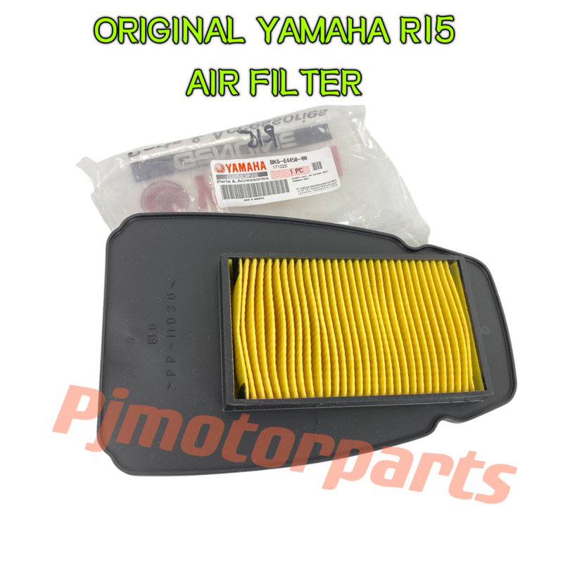 R15 MT15 MT-15 (BK6-E4450-00) (100% ORIGINAL YAMAHA) Air Filter Air ...