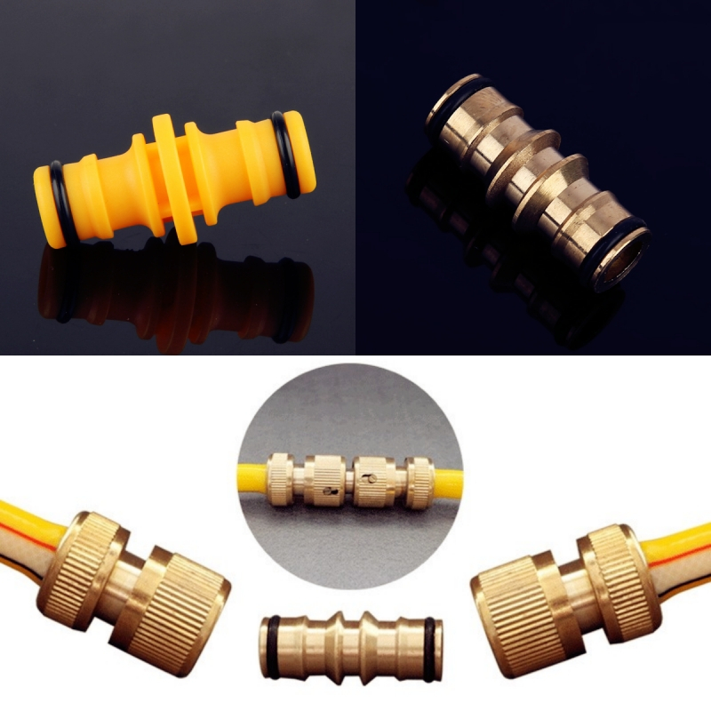 1/2 Inch Garden Hose 2 Way Quick Connector ABS Copper Pipe Water ...