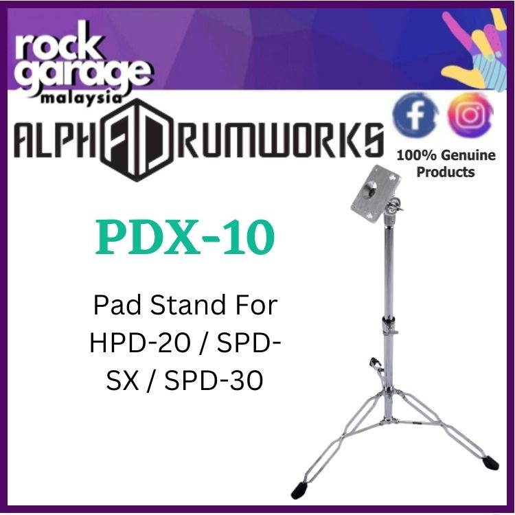 Alpha Drumworks PDX-10 Pad Stand For HPD-20 / SPD-SX / SPD-30 ( PDX10 ...