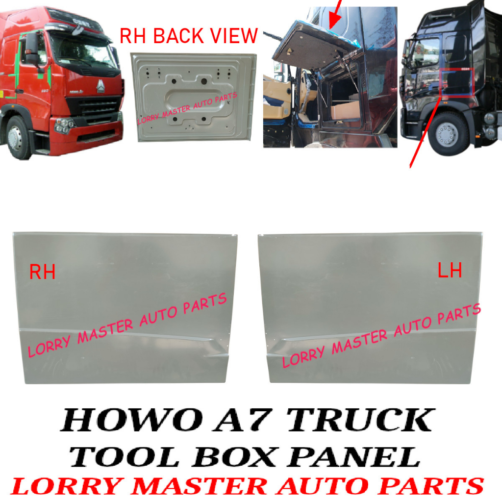 J127S30 TOOL BOX PANEL HOWO A7 TRUCK LORRY AKSESORI | Shopee Malaysia