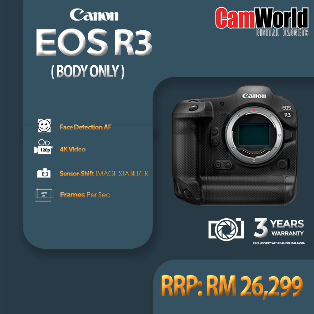 Canon Eos R3 ( BODY ) | Shopee Malaysia