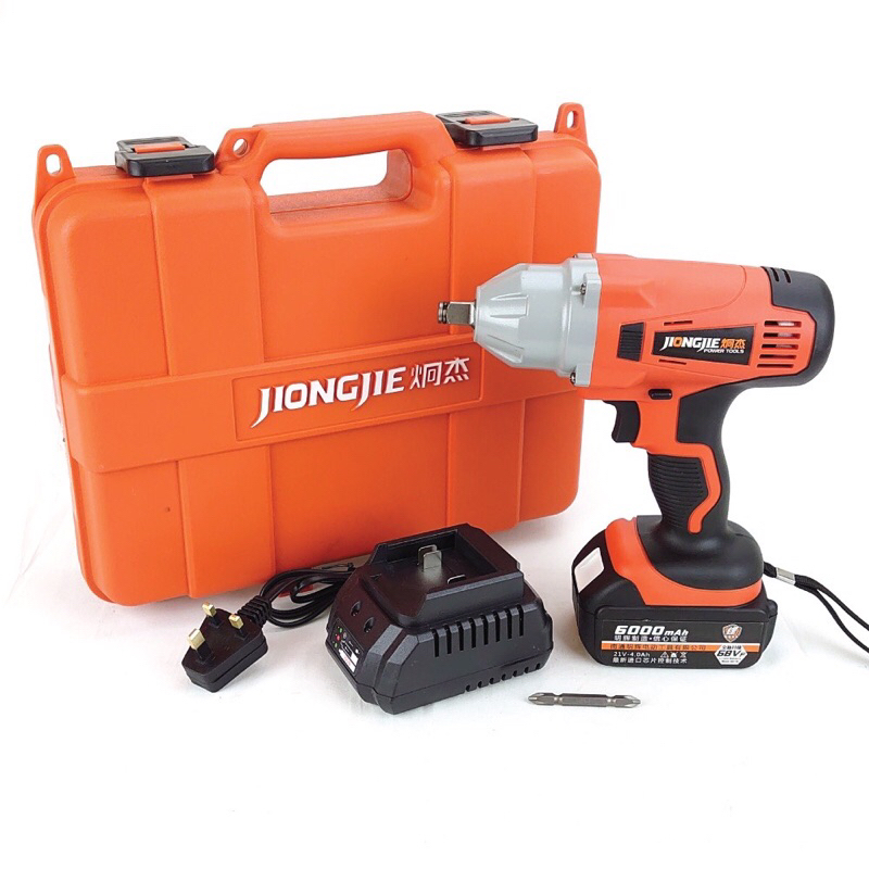 JiongJie LTS6 Brushless Cordless Impact Wrench Set 21V Drill Power Tool ...