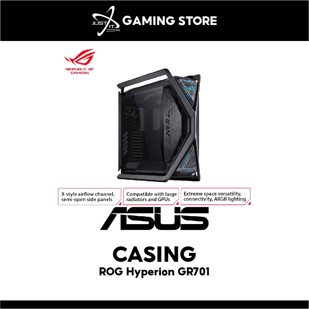 ASUS ROG HYPERION GR701 ATX / EATX / MATX / ITX CASING WITH ARGB ...