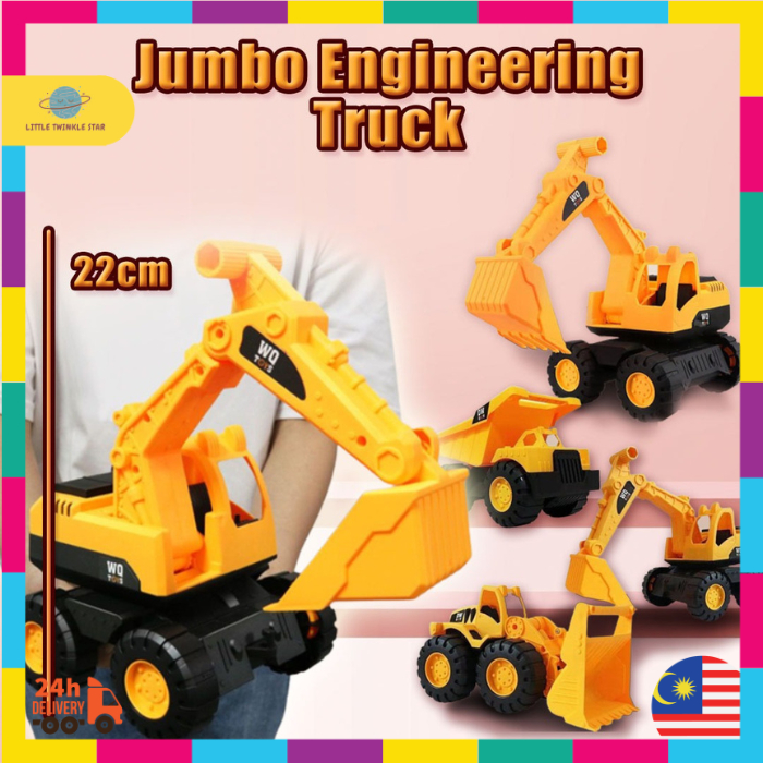 Truck Toys Excavator Mixer Truck Boom Truck Dumper Truck Toys Besar Lor ...