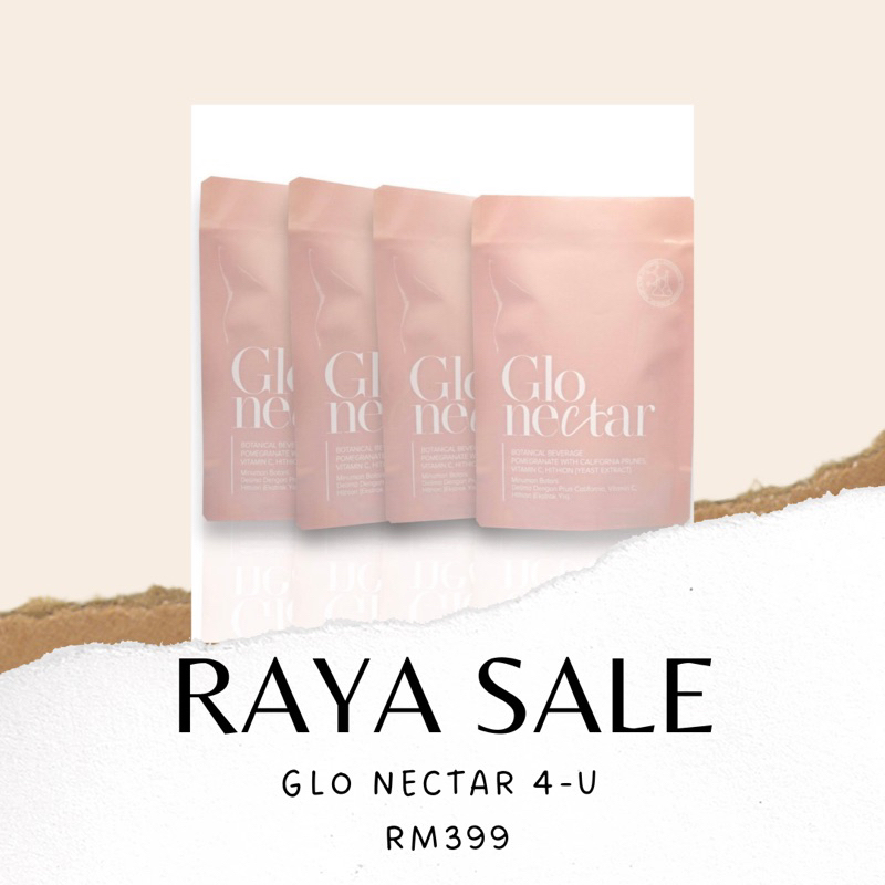 [NEW PACKAGING] Glo Nectar 4 packs (60sachets) | Shopee Malaysia
