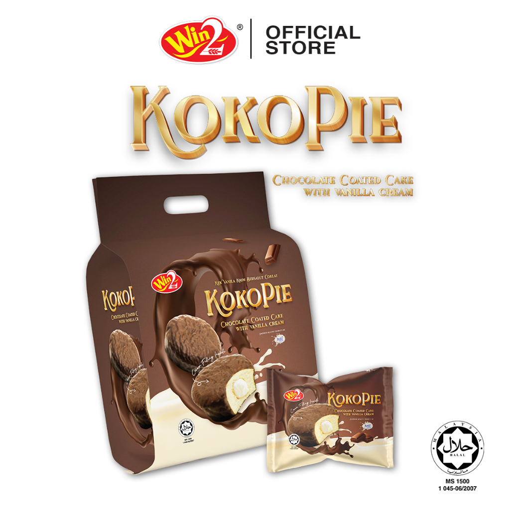 Win Win Kokopie Choc With Vanilla Cream (20g x 10 Packs) | Shopee Malaysia
