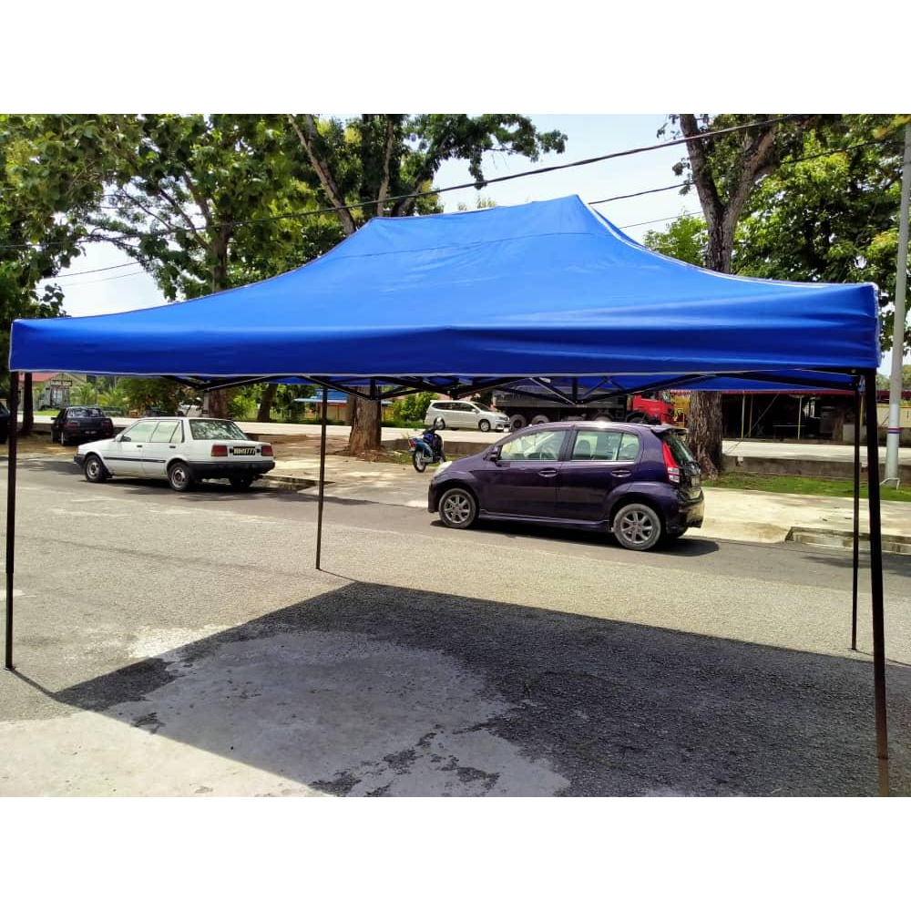 KHEMAH MAHITA 600D SAIZ 10ft X 15ft (3M X 4.5M) BESI BULAT DAN BESI ...
