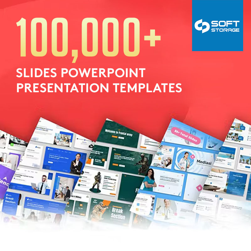 100,000++ Slides Powerpoint Presentation Premium Templates Bundle ...